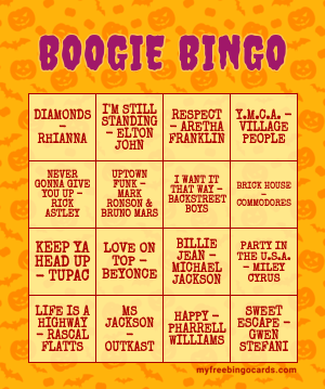 BOOGIE BINGO