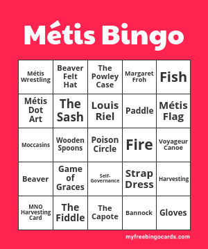 Métis Bingo