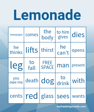 Print 100+ Lemonade Bingo Cards