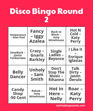 Disco Bingo Round 2