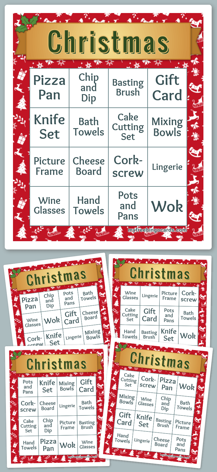 Virtual Christmas Bingo