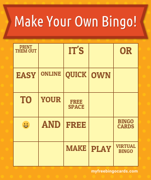 Make Your Own Bingo!