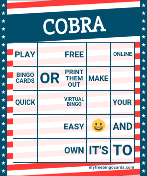 COBRA BINGO