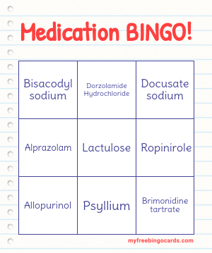 Medication BINGO!
