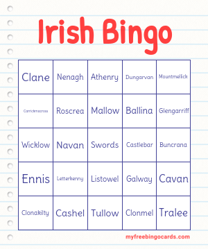Irish Bingo