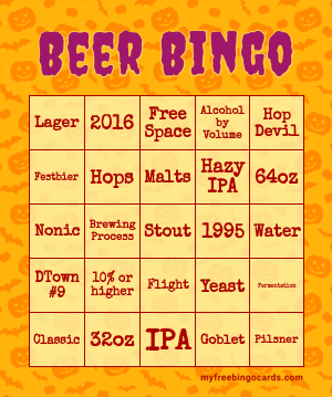 Beer Bingo