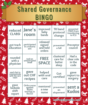 Shared Governance BINGO