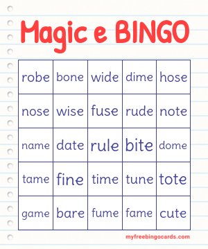 Magic e BINGO