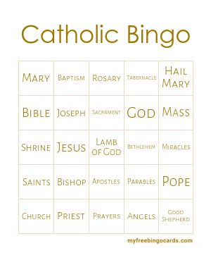 Catholic Bingo