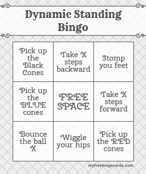 Print 100+ Dynamic Standing Bingo Cards