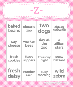 -Z- BINGO