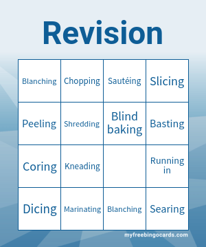 Print 100+ Revision Bingo Cards