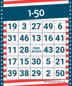 1-50 Bingo