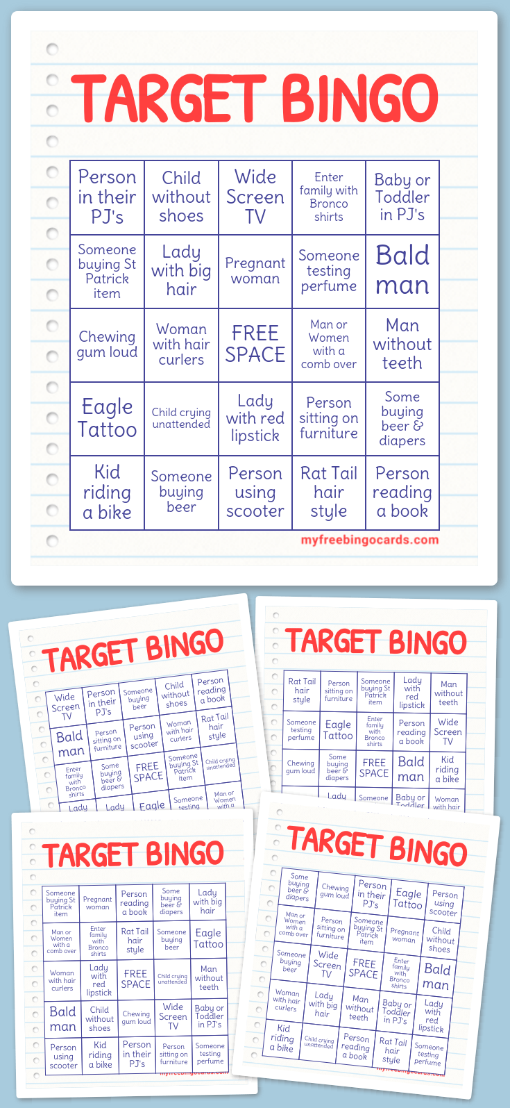 Virtual TARGET BINGO