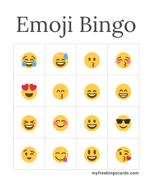 Emoji Bingo