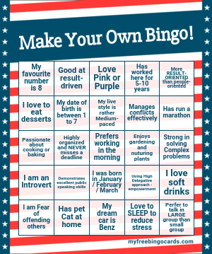 Make Your Own Bingo!