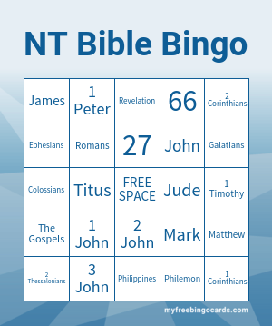 NT Bible Bingo