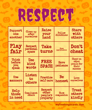 Respect Bingo