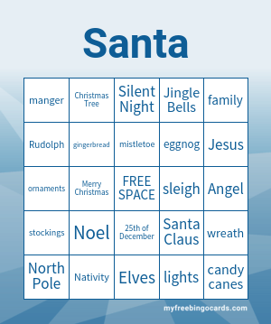 Santa Bingo