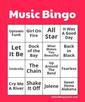 Music Bingo
