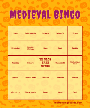 Medieval Bingo