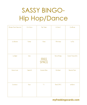 SASSY BINGO- Hip Hop/Dance