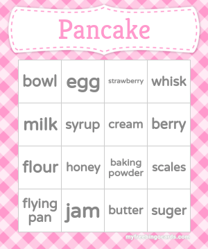 Pancake Bingo