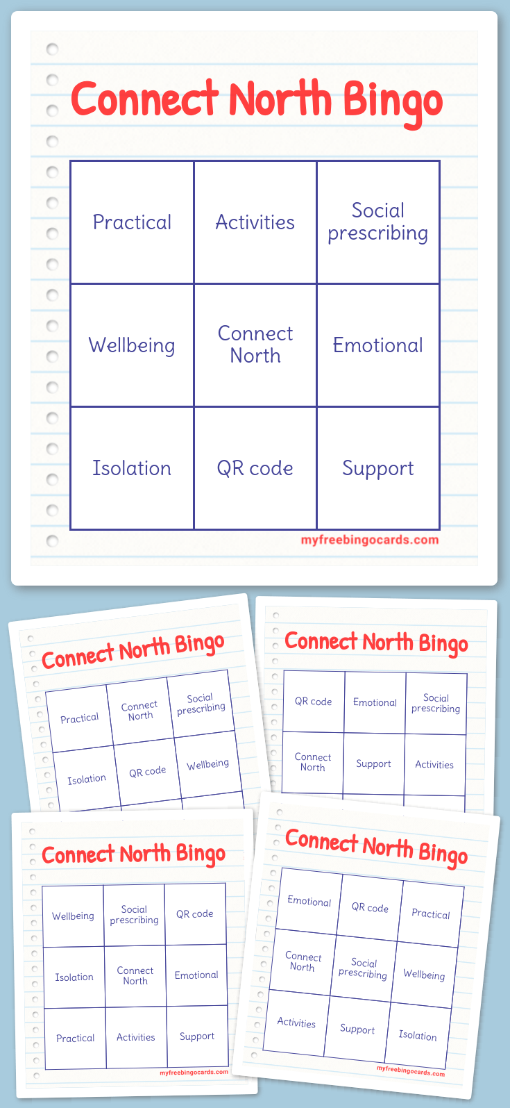 Virtual Connect North Bingo
