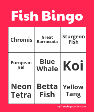 Fish Bingo