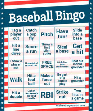 Baseball Bingo