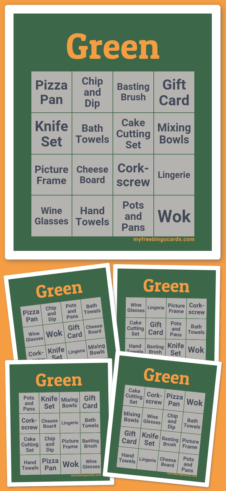 Virtual Green Bingo