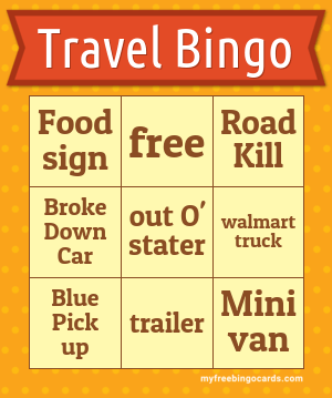 Travel Bingo