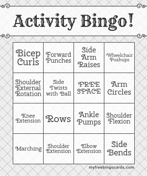 Activity Bingo!