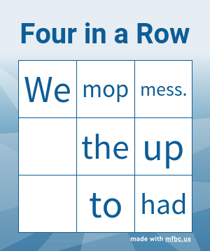 Four in a Row Bingo