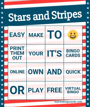 Stars and Stripes Bingo