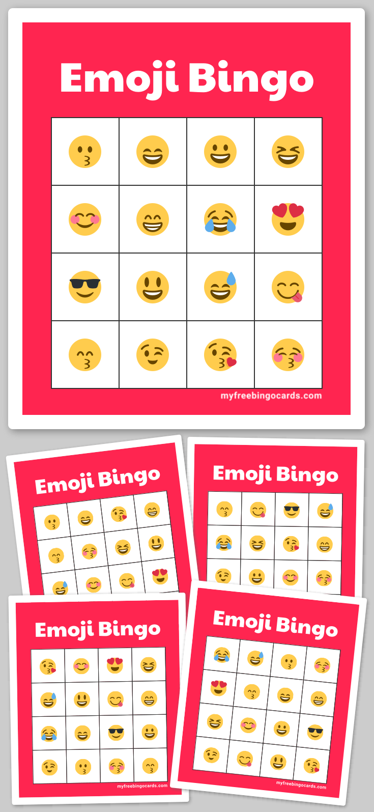 Virtual Emoji Bingo