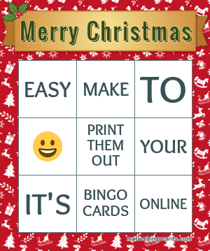 Merry Christmas Bingo