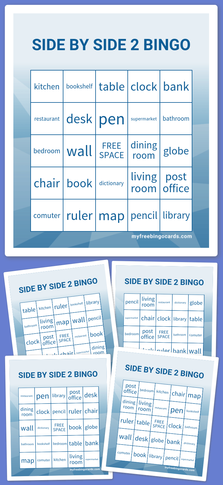 Virtual SIDE BY SIDE 2 BINGO