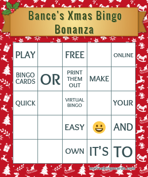 Bance's Xmas Bingo Bonanza