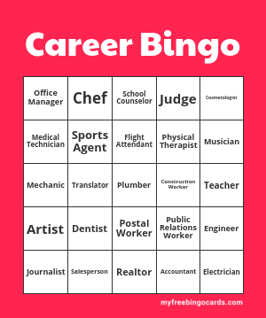 Career Bingo
