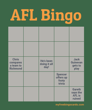 AFL Bingo