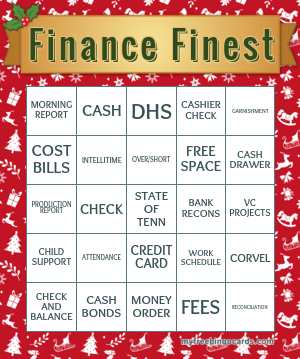 Finance Finest Bingo