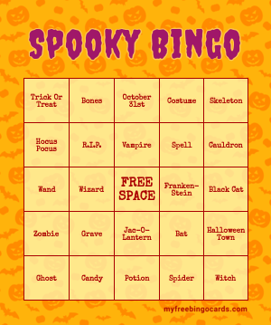 Spooky Bingo