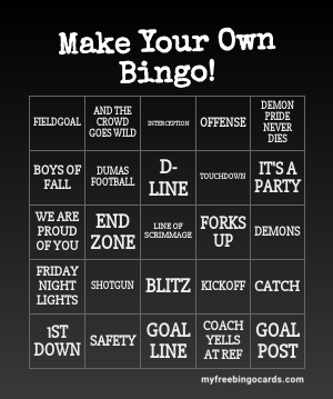 Make Your Own Bingo!