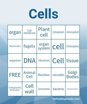 Cells Bingo