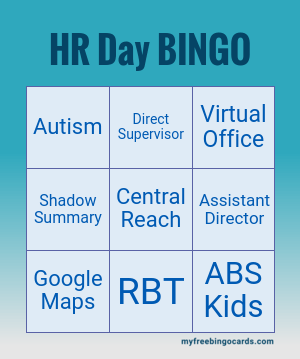 HR Day BINGO