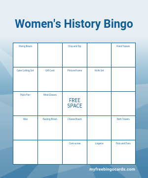 Print 100+ Women's History Bingo Cards