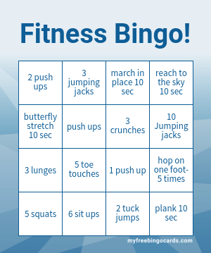 Fitness Bingo!