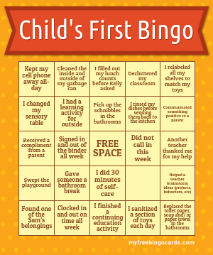 Child's First Bingo