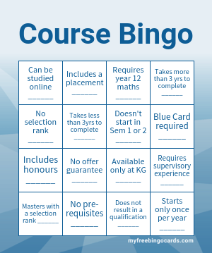 Course Bingo